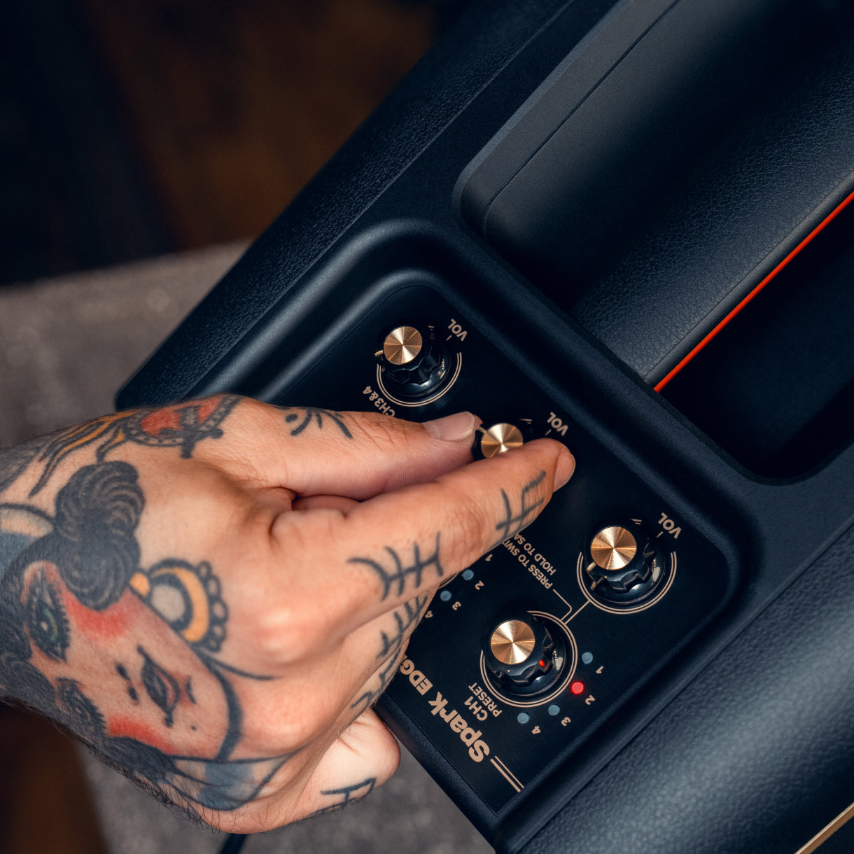 Spark EDGE | Portable 4-channel Smart Amp & PA System | Positive Grid