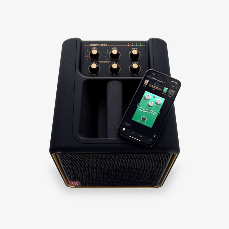 Spark EDGE | Portable 4-channel Smart Amp & PA System | Positive Grid