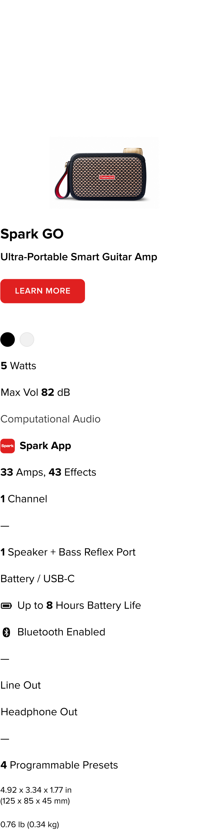 Spark Series – Positive Grid