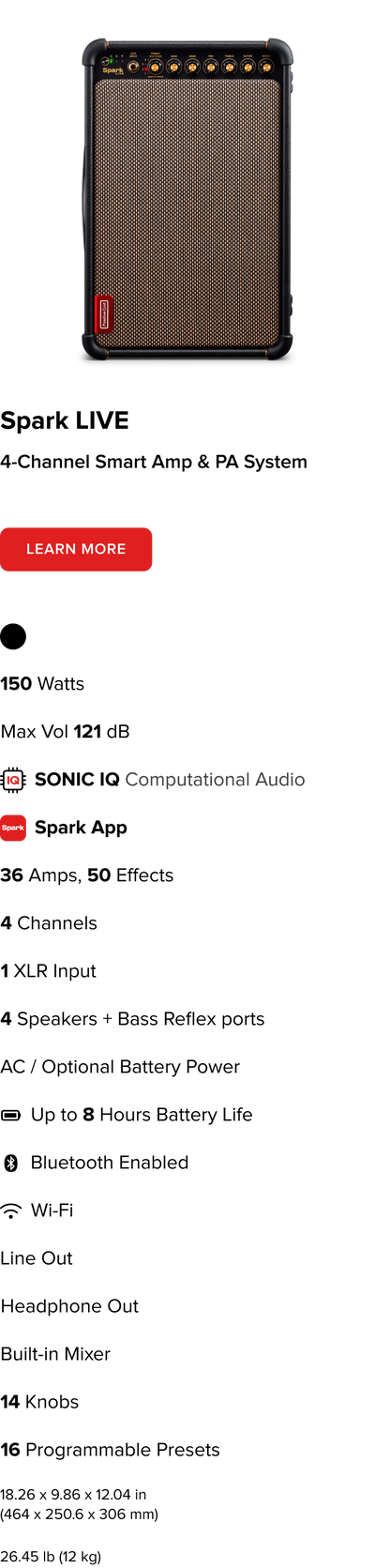 Smart Guitar Amplifiers | Award-winning Spark Series | Positive Grid