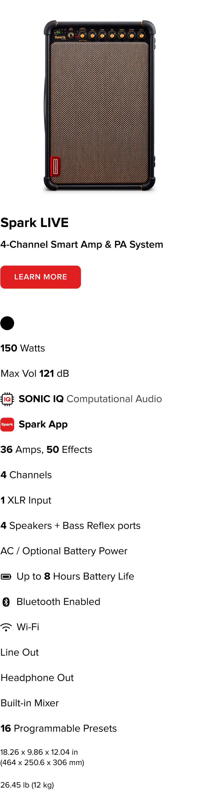 Spark Series – Positive Grid