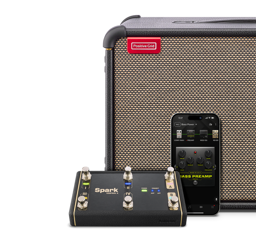 Spark Control X | 6-Switch Wireless Footswitch | Positive Grid