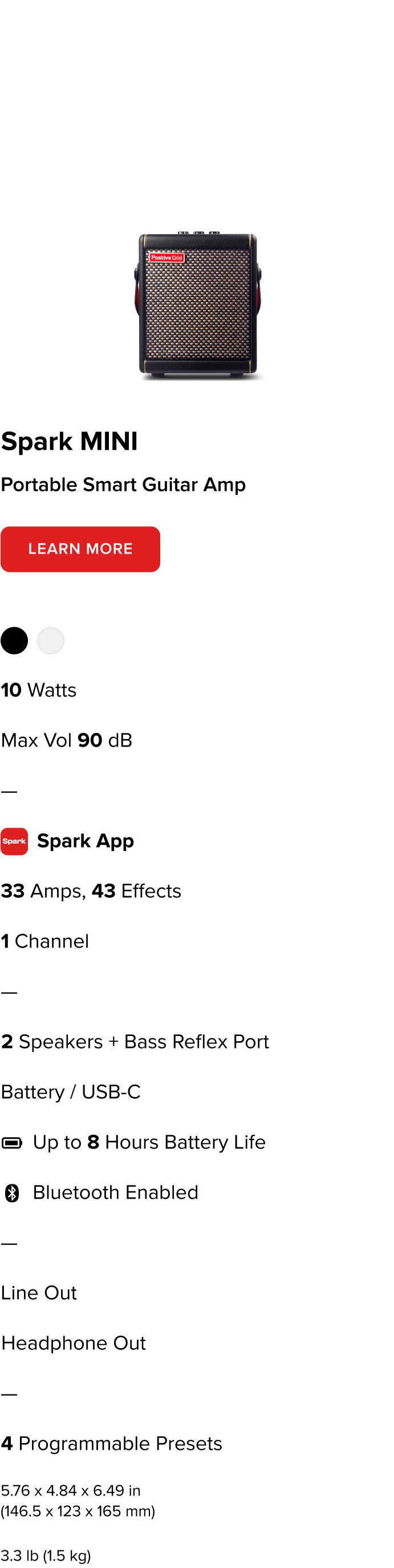 Spark Series – Positive Grid