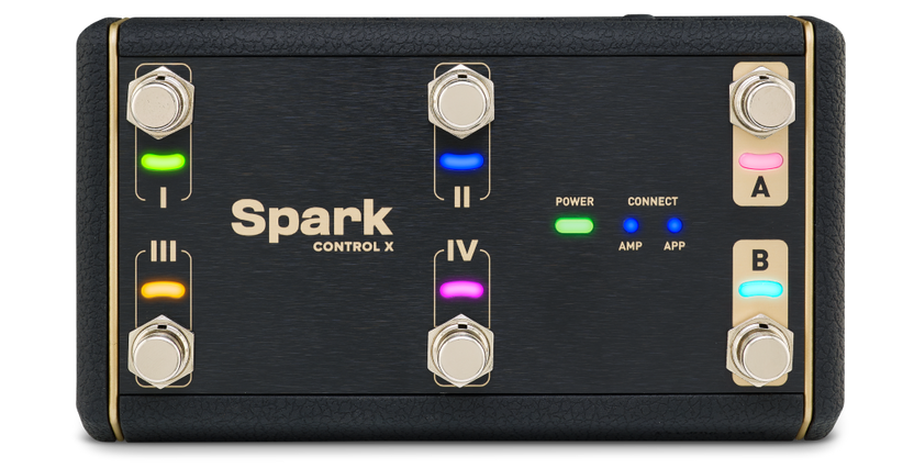 Spark Control X | 6-Switch Wireless Footswitch | Positive Grid