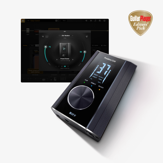 RIFF | Guitar Audio Interface | Positive Grid